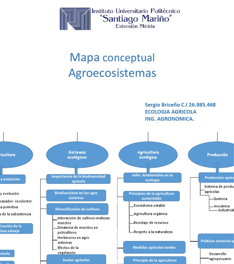 Mapa Agroecosistemas: Conceptual | PDF