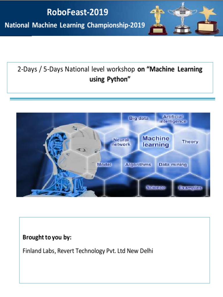 Machine Learning Worksho (Proposal | PDF | Machine Learning | Machines