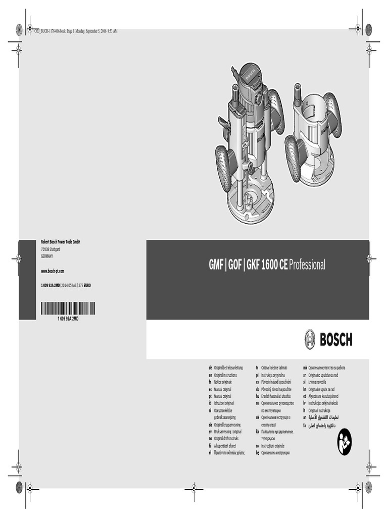 GMF - Gof - GKF 1600 Ce: Professional | PDF | Nature