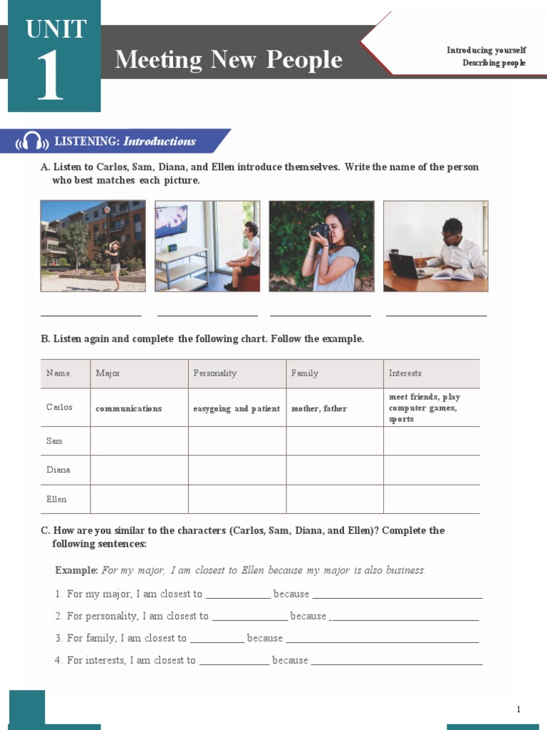 B2 Unit1 Layout2-17 Digital | PDF | Question | Semiotics