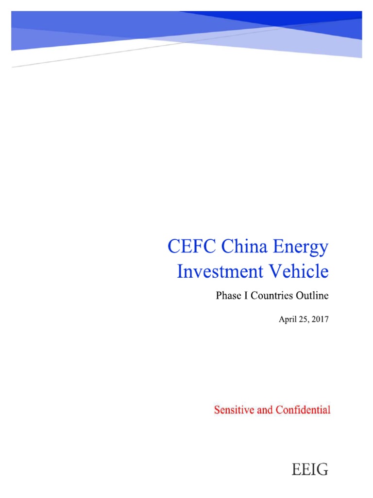 2017-04-25 - CEFC Report Phase 1 Countries v2 | PDF