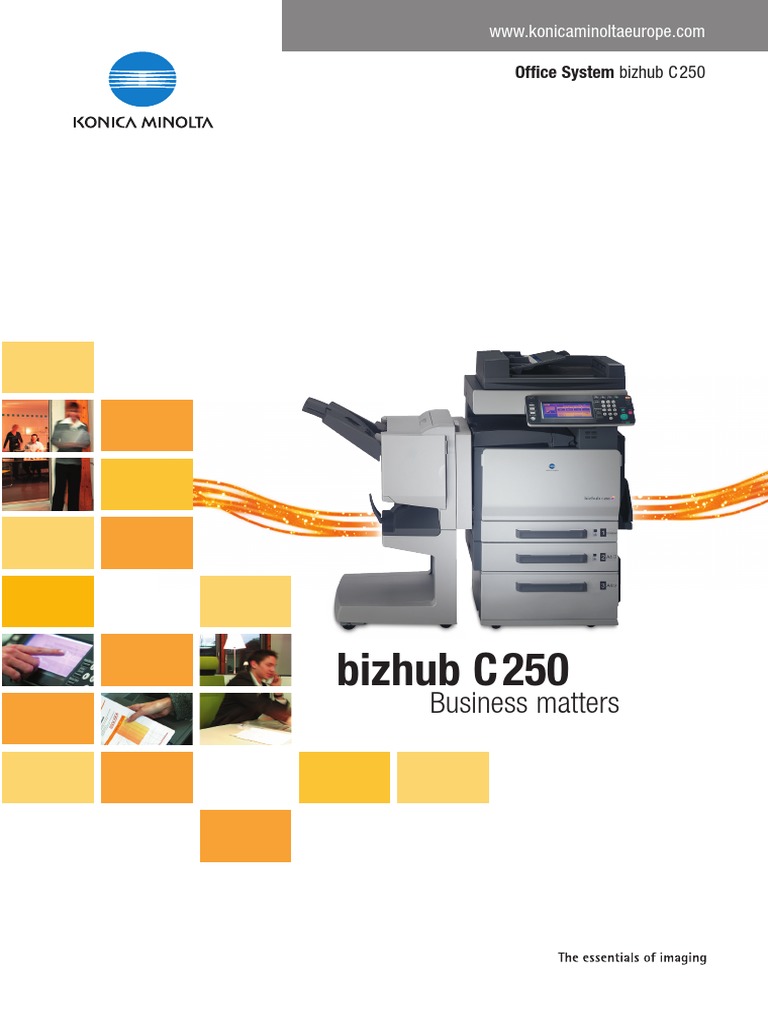 Bizhub C 250: Business Matters | PDF | Fax | Image Scanner