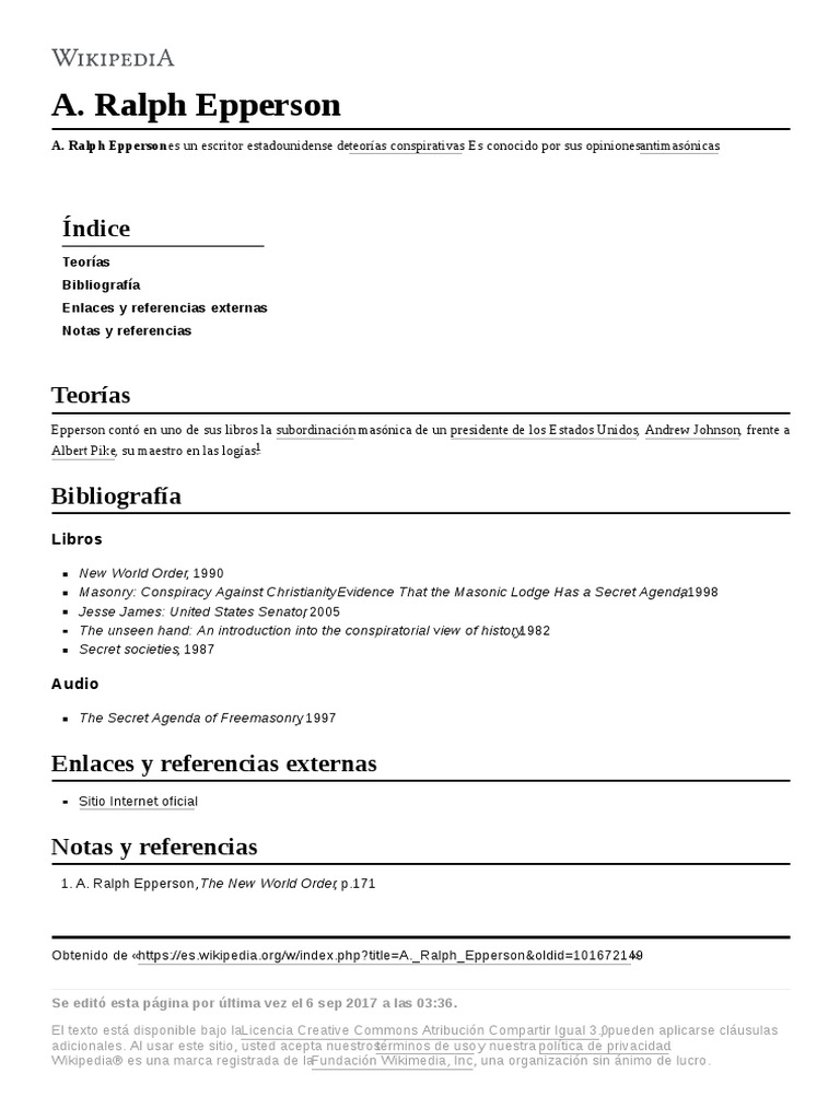 A. Ralph Epperson | PDF