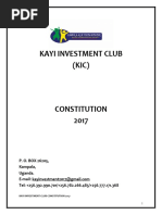 Model Constitution | PDF | Nonprofit Organization | Committee