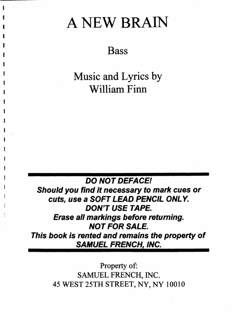 A New Brain BASS PDF | PDF