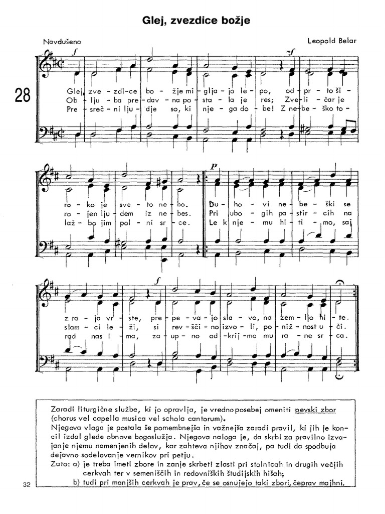 Glej Zvezdice Bozje | PDF