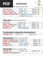 Pediatric Antibiotic Dosing Chart | PDF | Biocides | Medical Treatments