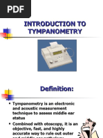 PTA and Tympanometry | PDF | Audiology | Otology