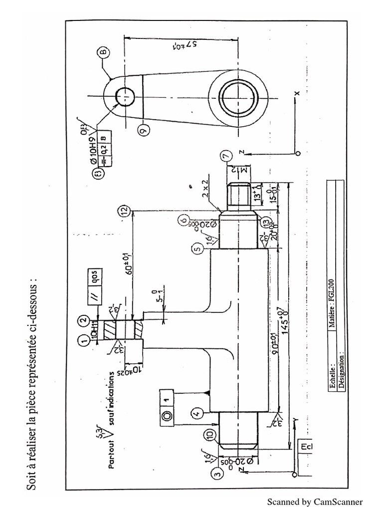 Gamme D'usinage PDF | PDF