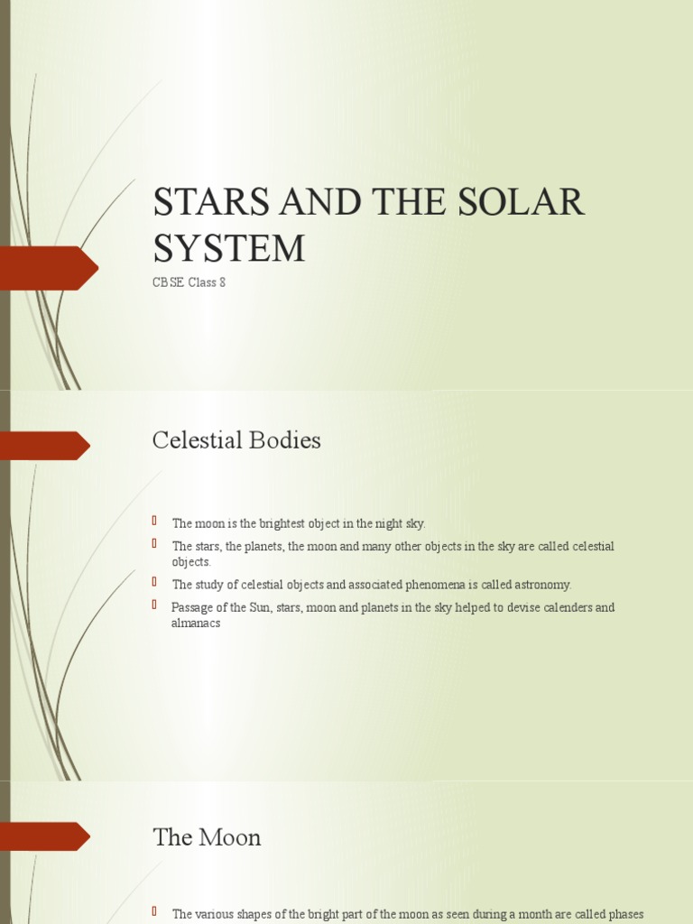 Class 8 Guide to Stars and Solar System | PDF | Planets | Uranus