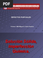 Clasificación de Los Defectos Cristalinos | PDF | Cristal | Enlace iónico