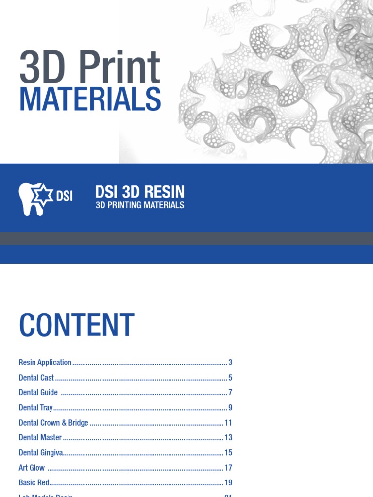 DSI 3DPrint Compressed | PDF | Silicone | Casting (Metalworking)