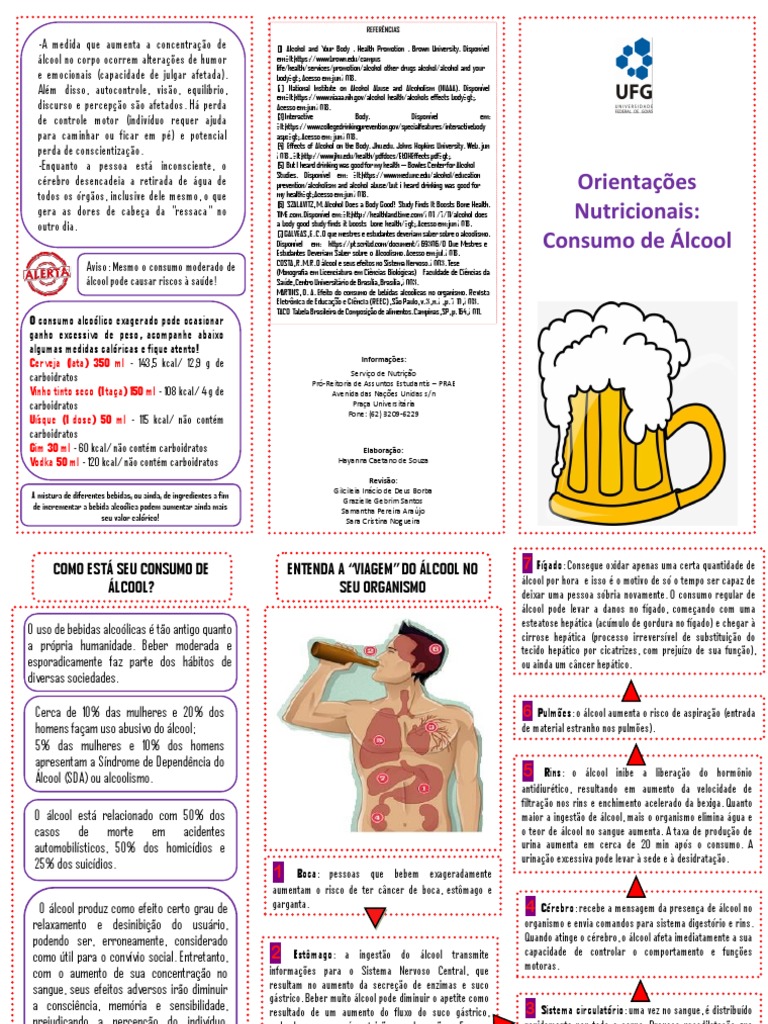 Folder Álcool | PDF | Bebidas alcoólicas | Etanol