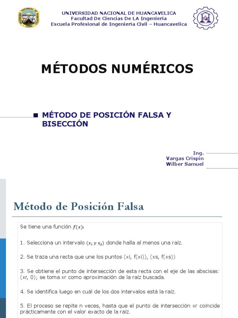 Posicion Falsa Biseccion PDF | PDF | Fricción | Numero Reynolds