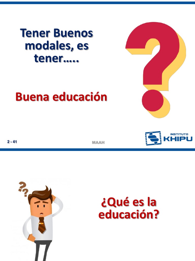 La importancia de los buenos modales y la buena educación | PDF