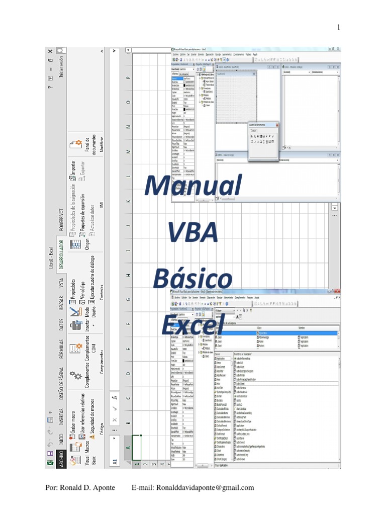 Manual VBA Básico para Excel | PDF | Macro (informática) | Microsoft Excel