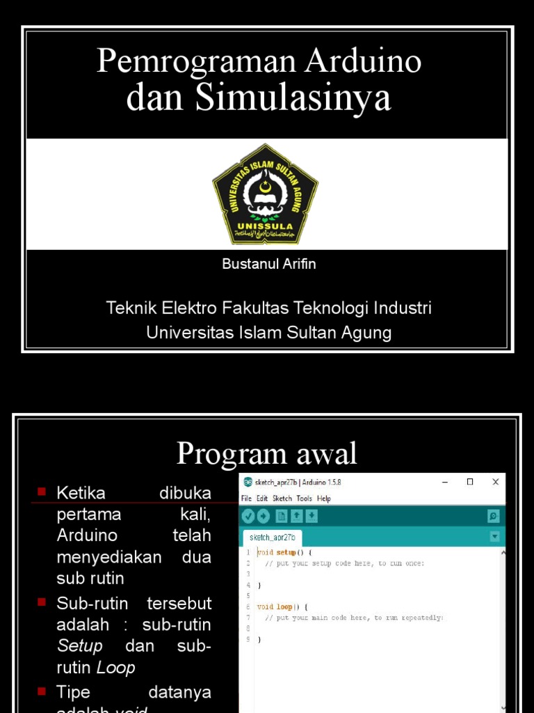 #11-Pemrograman Arduino Dan Simulasinya Part-1 | PDF