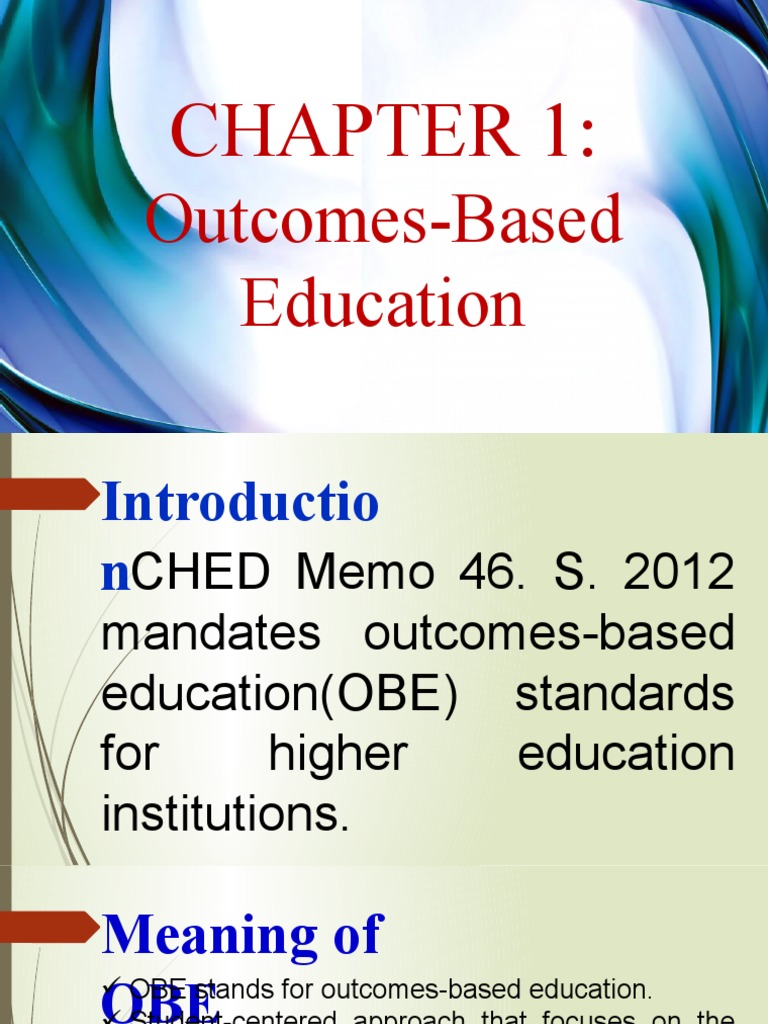 Outcomes-Based Education | PDF | Educational Assessment | Change