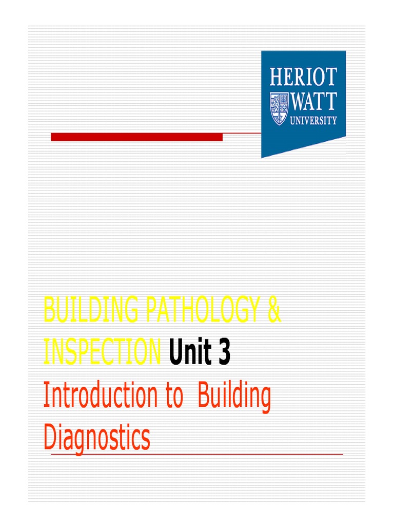 Building Pathology & Inspection Building Pathology & Inspection | PDF ...