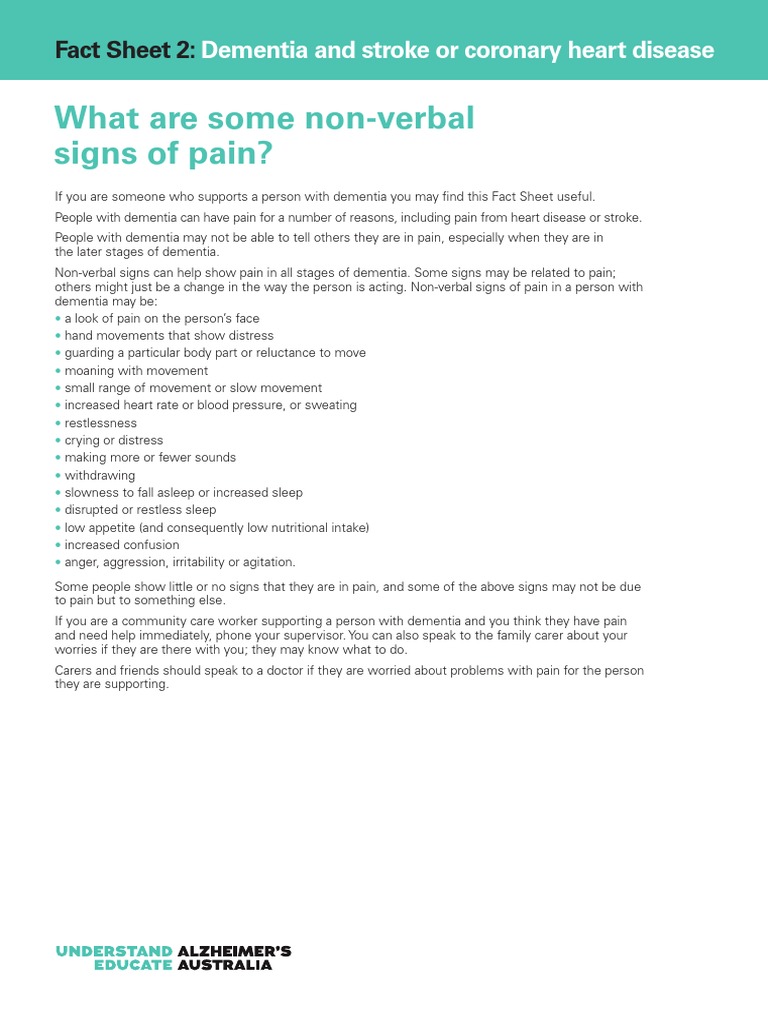 Dementia Stroke CHD Fact Sheet 2 V5 | PDF