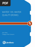 Water Pollution Test Questionnaire | PDF