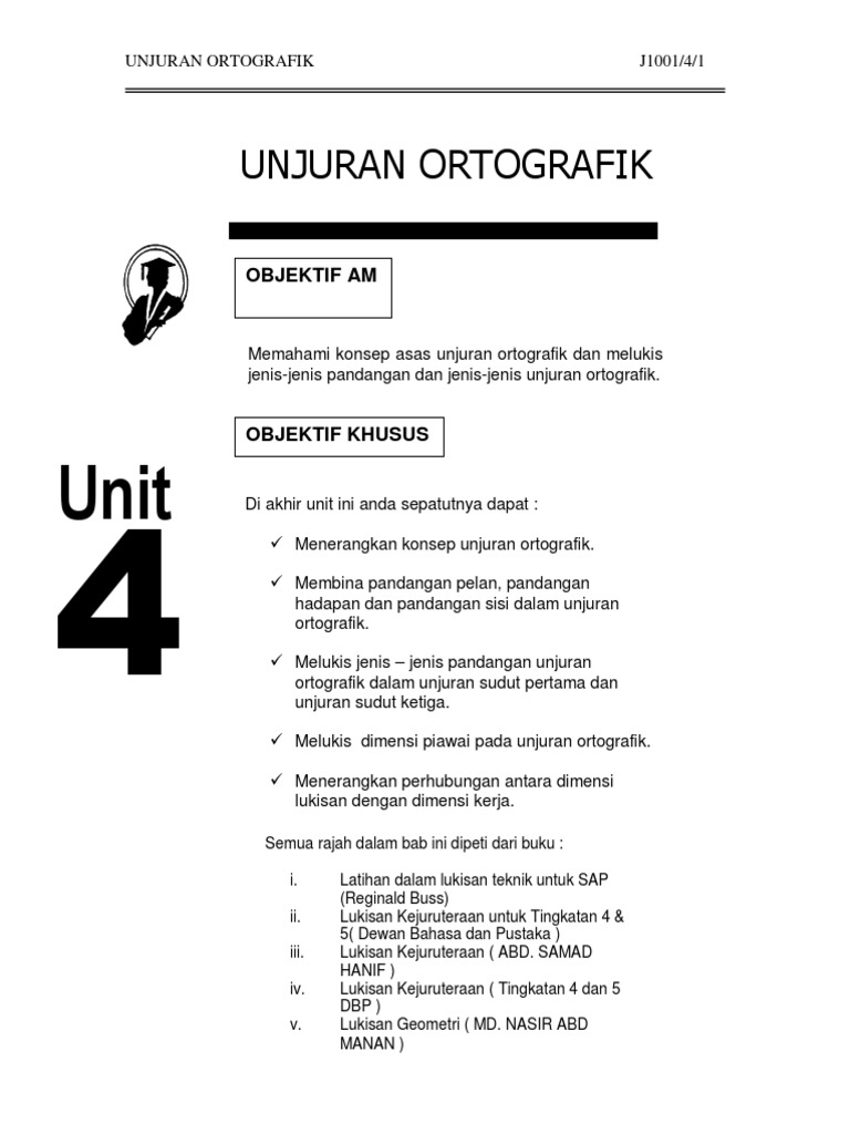Lukisan Ortografik | PDF