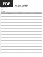 Cash in Hand Certificate Format | PDF