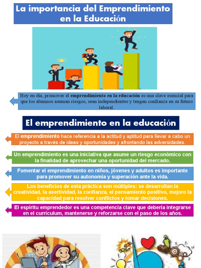 La Importancia Del Emprendimiento en La Educación | PDF | Iniciativa ...