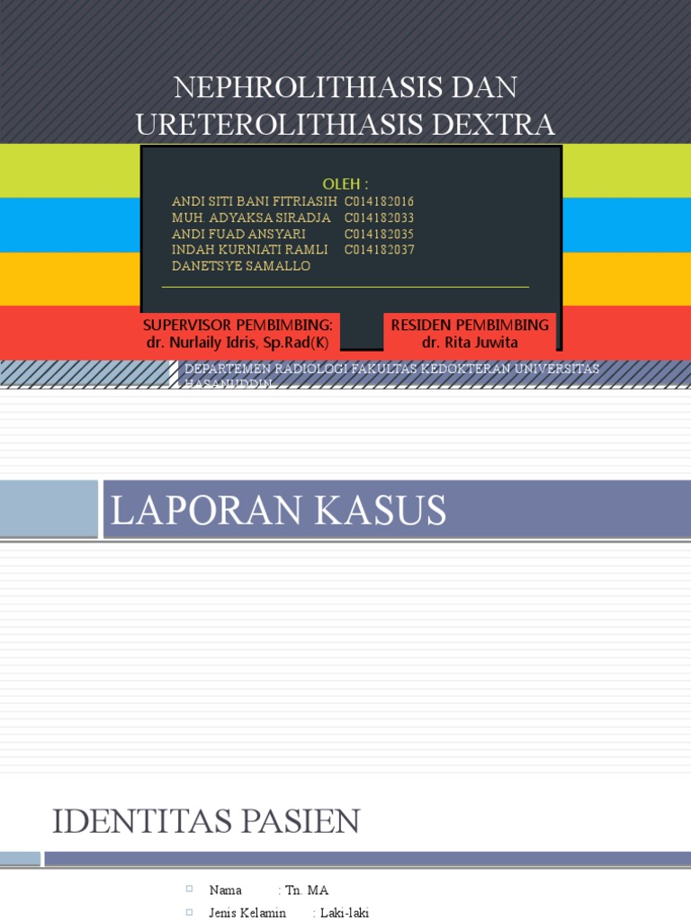 Nefrolithiasis Dan Urolithiasis Dextra | PDF