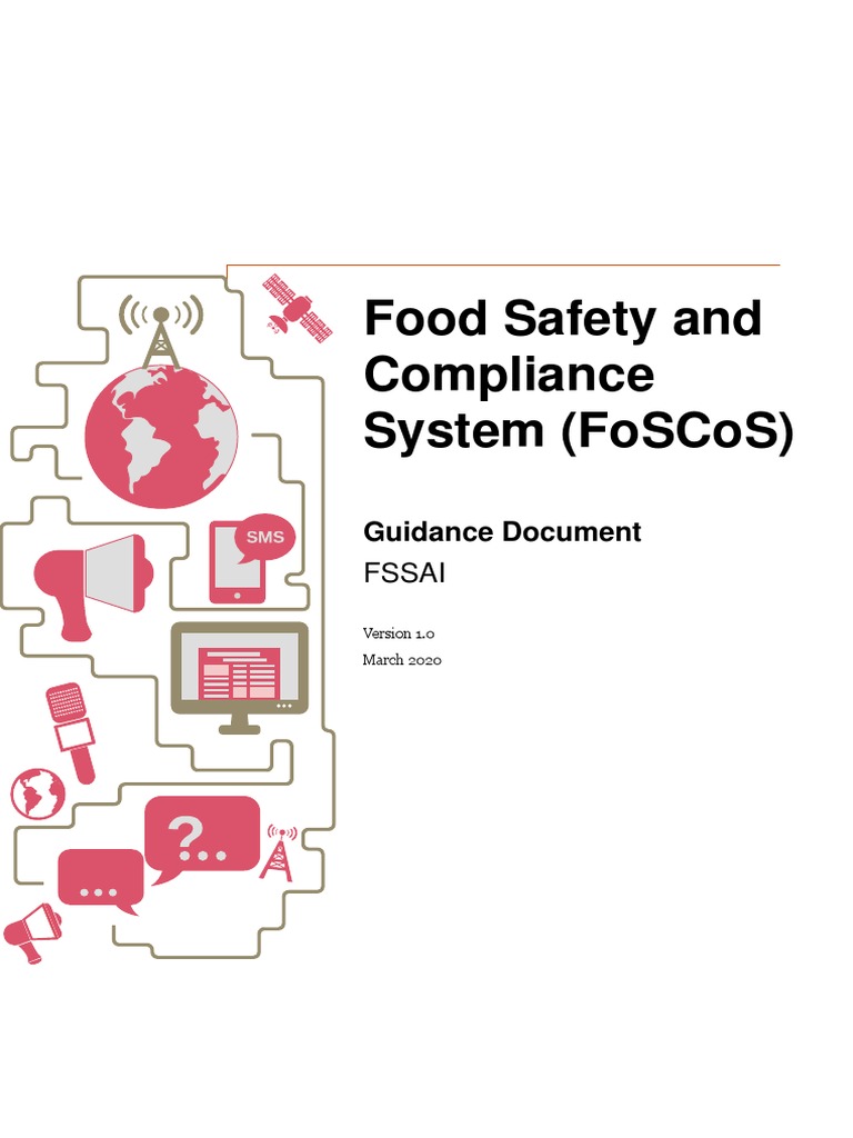Food Safety and Compliance System (Foscos) : Guidance Document | PDF ...
