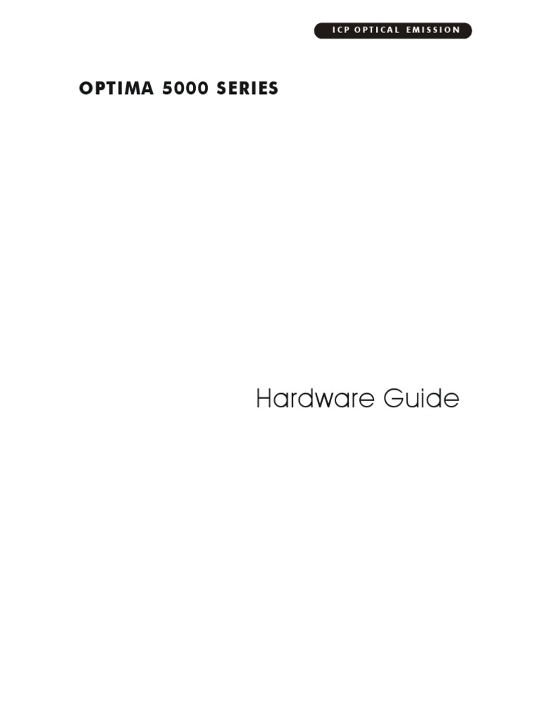 Optima 5000 Series Hardware Guide | PDF | Electromagnetic Interference ...