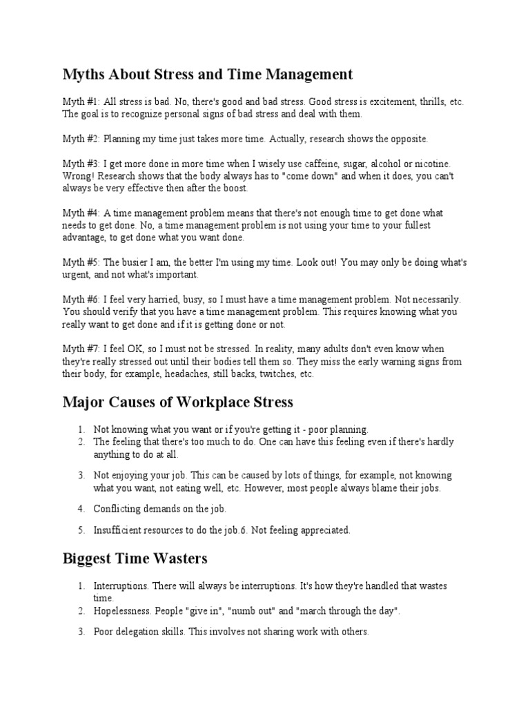 Time Management - Unit 2 | PDF | Time Management | Professional Skills