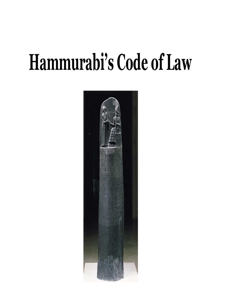 Hammurabis Code Activity 2 | PDF | Virtue | Government