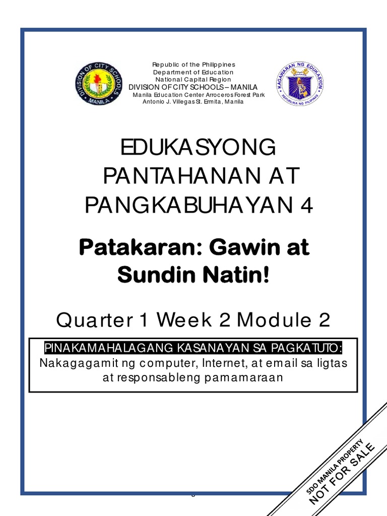 EPP 4 - Q1 - W2 - Mod2 | PDF