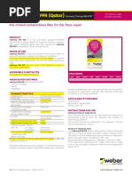 Weberep 360 FFR | PDF | Concrete | Materials