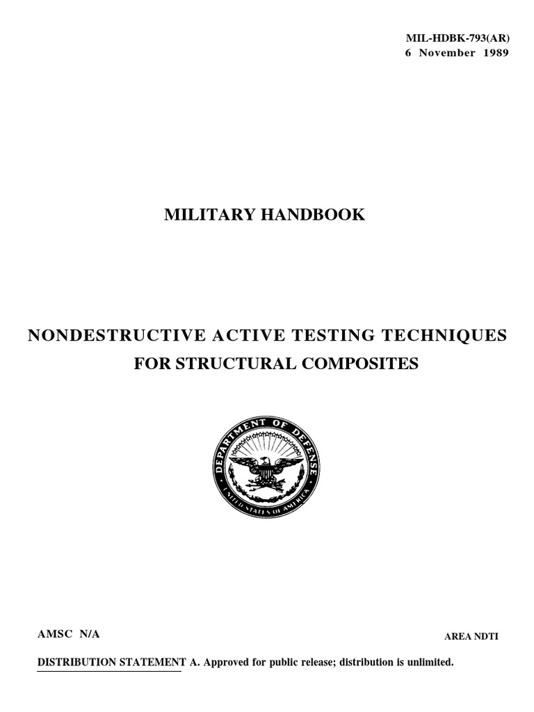 Military Handbook: 6 November 1989 MIL-HDBK-793 (AR) | PDF