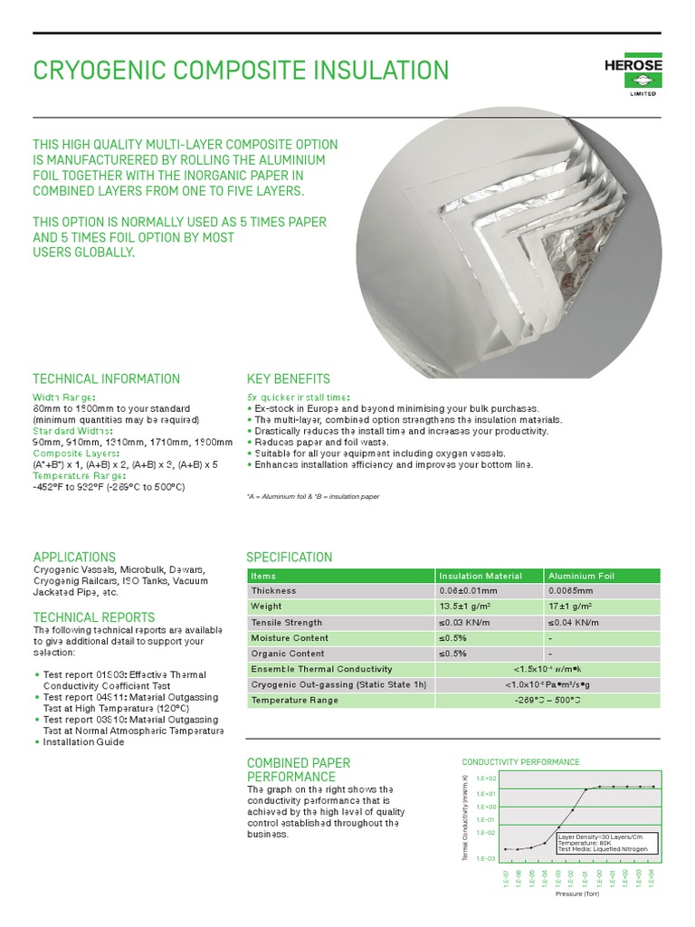 Cryogenic Composite Insulation | PDF | Cryogenics | Building Insulation