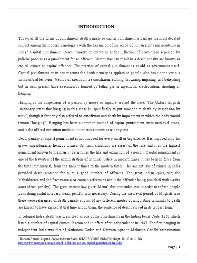 Final Draft of Legal Methods | PDF | Hanging | Pardon