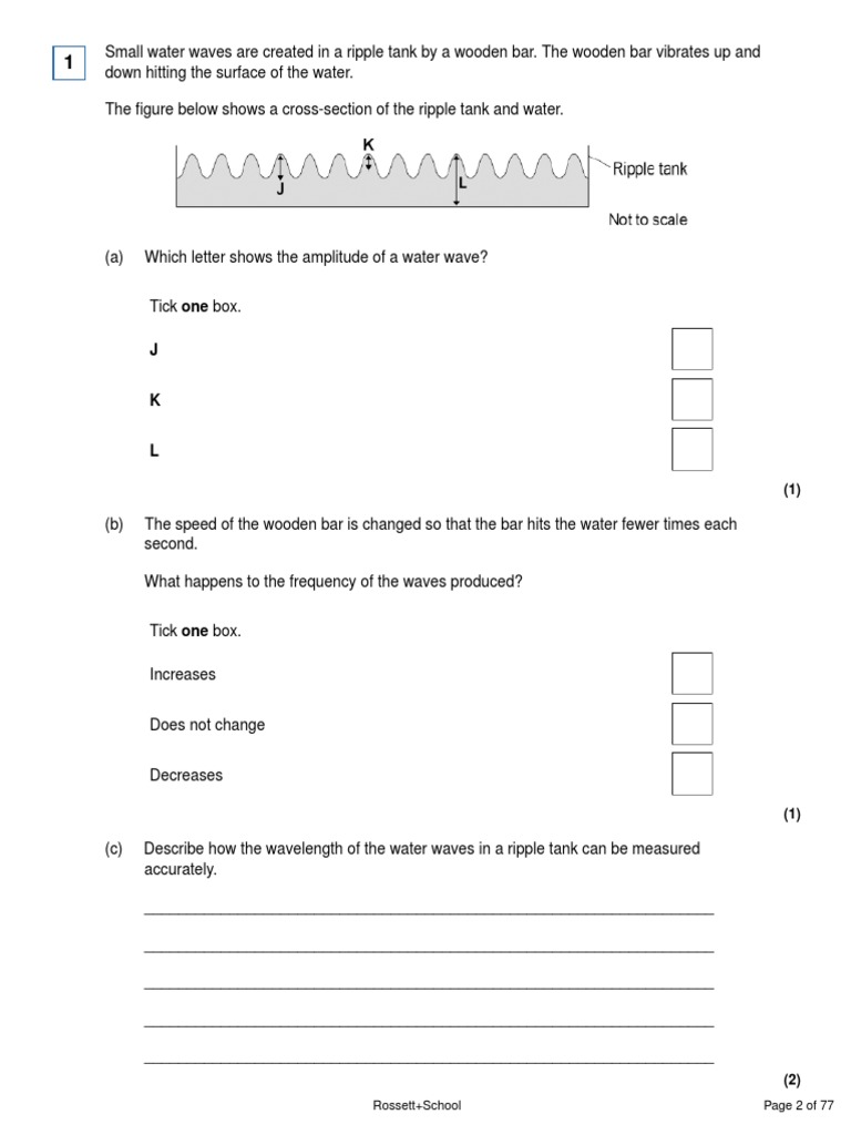 Waves-In-Air-Fluids-And-Solids - CGSE PDF | PDF | Frequency | Ultrasound