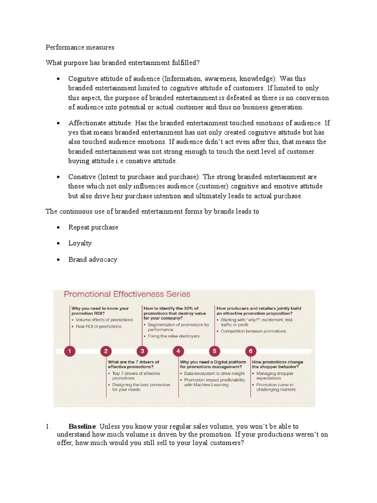 Understanding the True Impact of Promotions: A Framework for ...