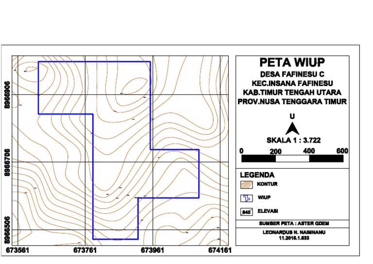 Peta Wiup - Uts PDF | PDF