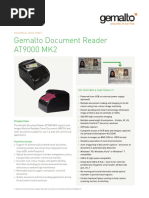 Brosur Thales Gemalto Reader AT9000 MK2 | PDF | Usb | Radio Frequency ...