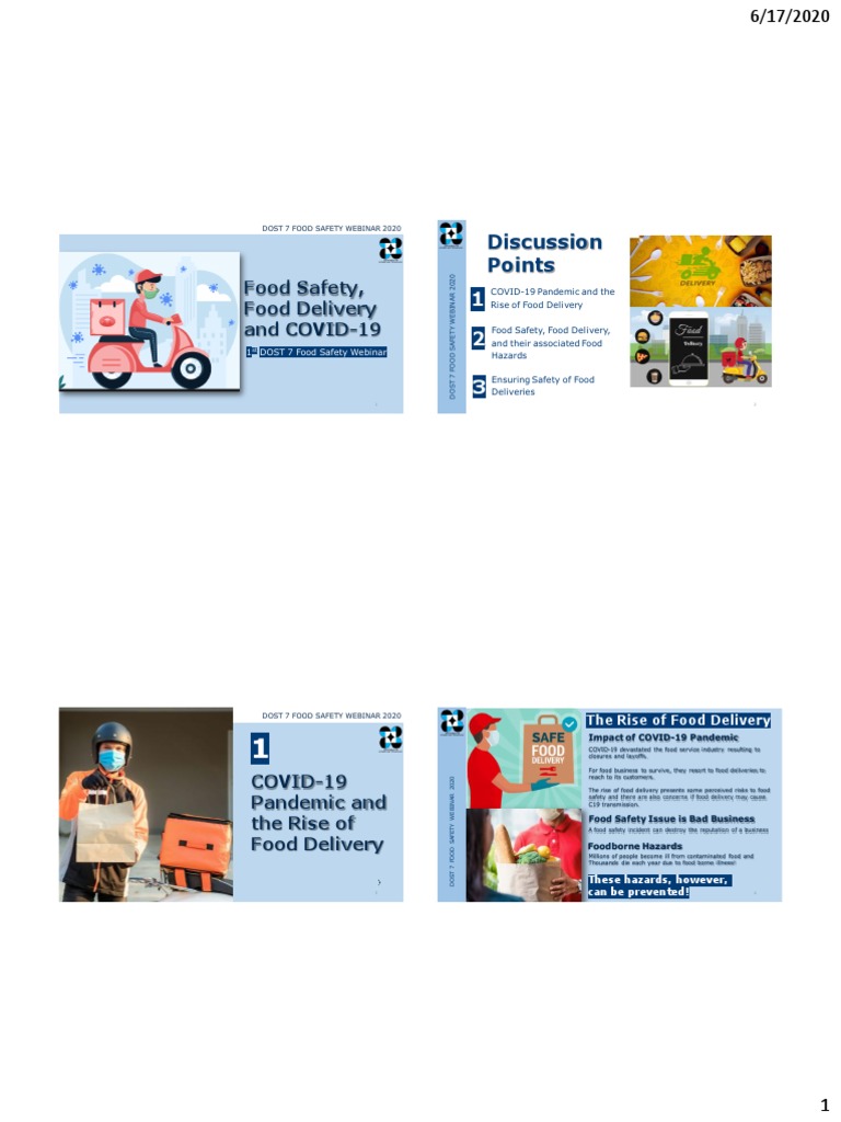 Ensuring Food Safety in the Rise of Delivery Services During the COVID ...