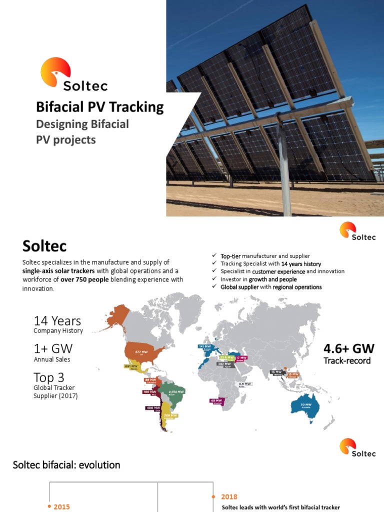 Designing Bifacial PV Projects with Soltec's SF7 Tracker | PDF | Photovoltaics | Solar Energy