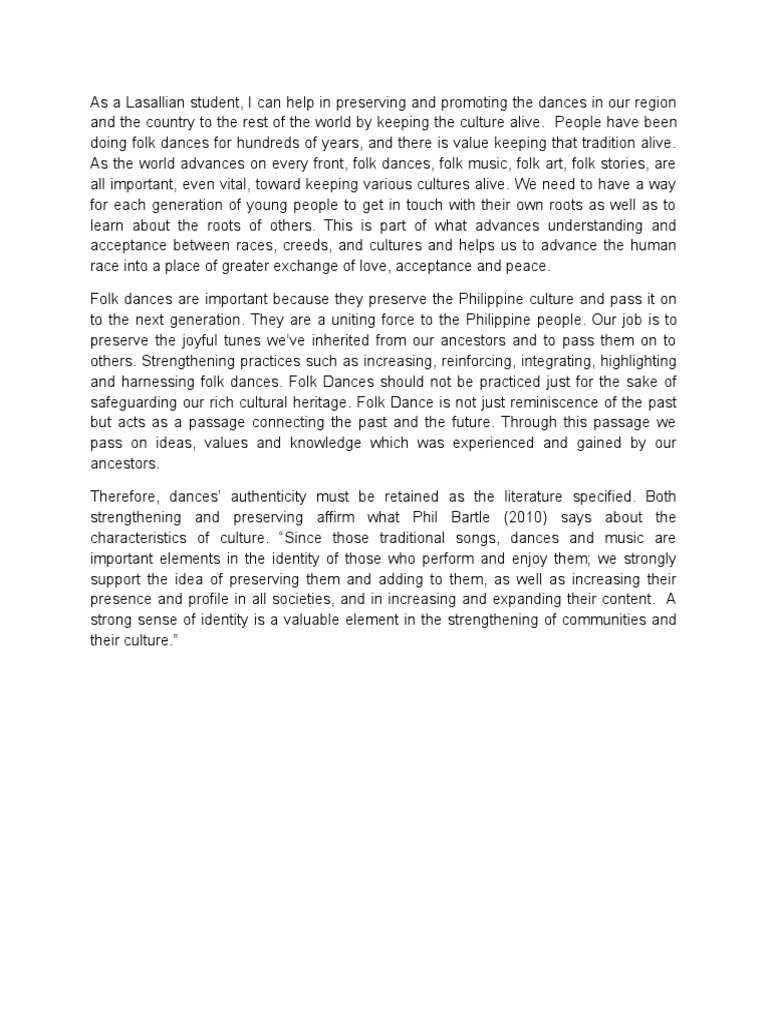 PE Assignment - Importance of Folk Dance | PDF