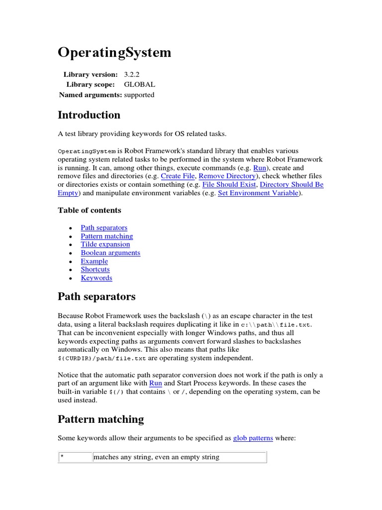 Operatingsystem: Library Version: 3.2.2 Library Scope: Named Arguments: Supported | Download ...