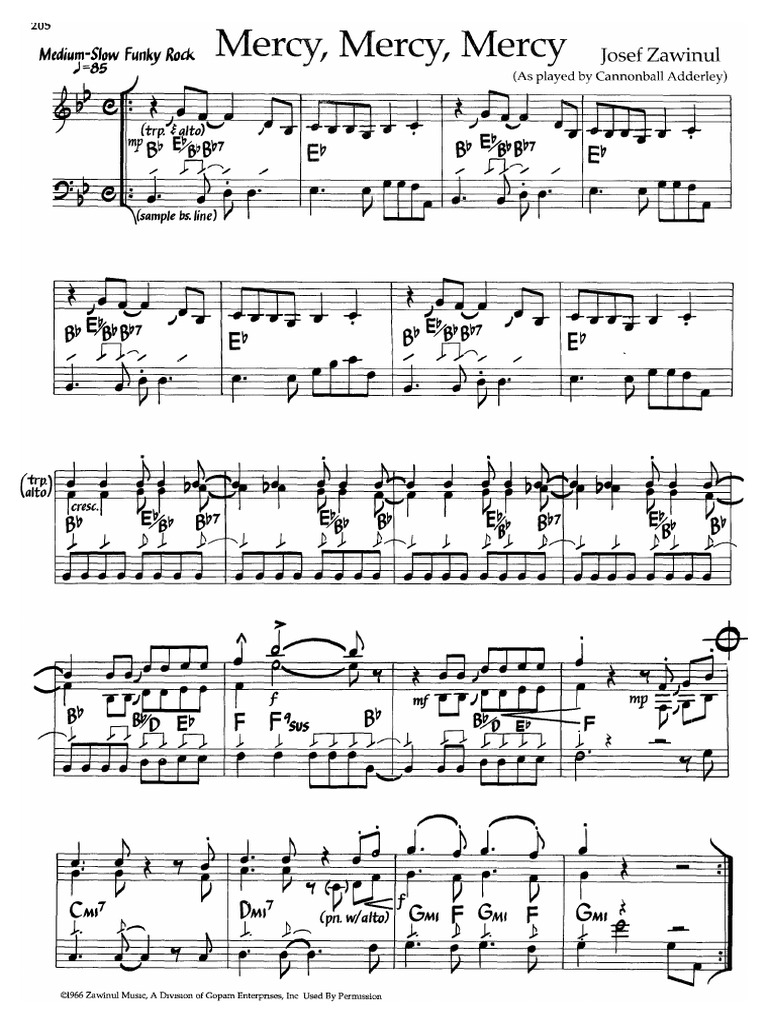Mercy. Mercy, Mercy | PDF