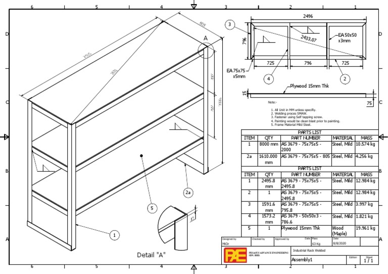 Industrial Rack 2.0 | PDF | Building Materials | Welding