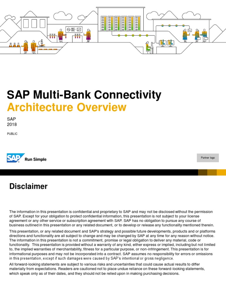 Sap Multi Bank Connectivity Architecture Introduction 2018 Pdf Public Key Cryptography