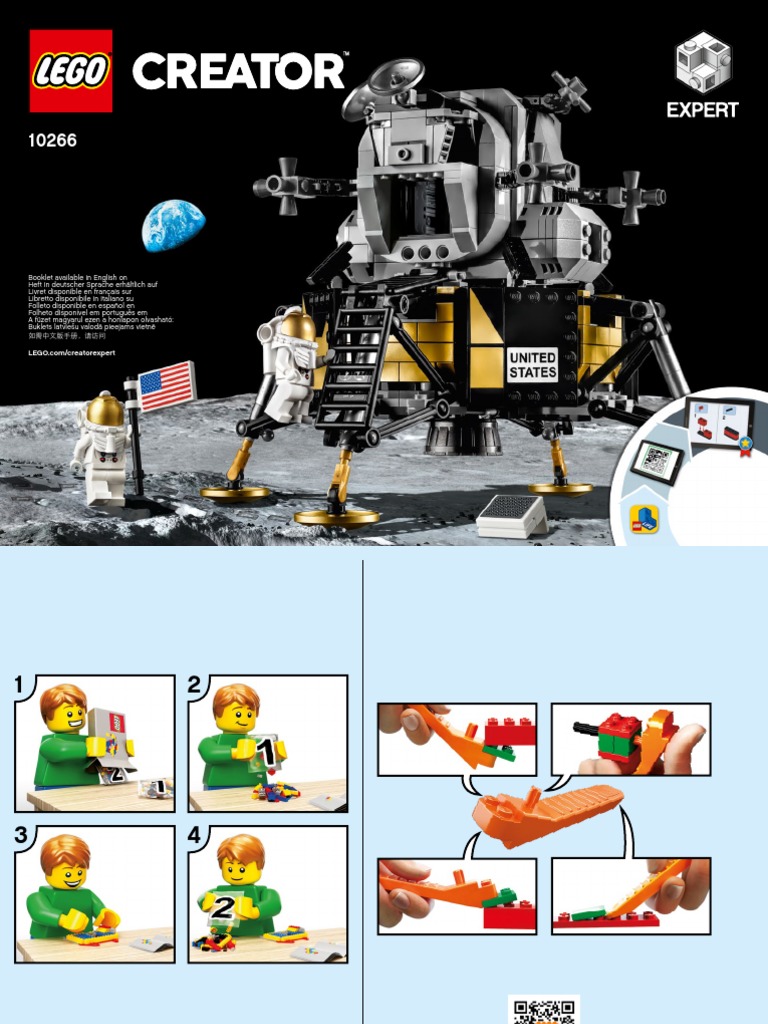 Nasa Lego Lunar Lander 10266 | PDF | Apollo 11 | Apollo Lunar Module